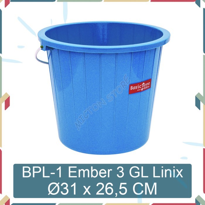 Jual MICTON Lion Star Basic Home BPL-1 3 Gallon 13Lt Linix Ember Plastik 2 | Shopee Indonesia