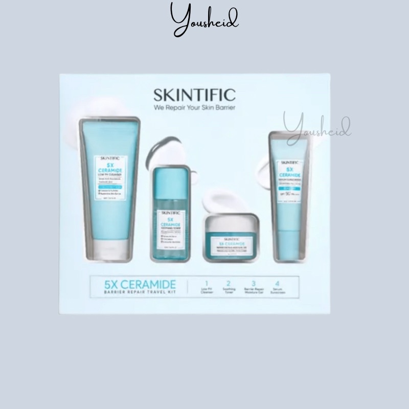 Jual Skintific 5X Ceramide Barrier Travel Kit Set [4in1] | Shopee Indonesia