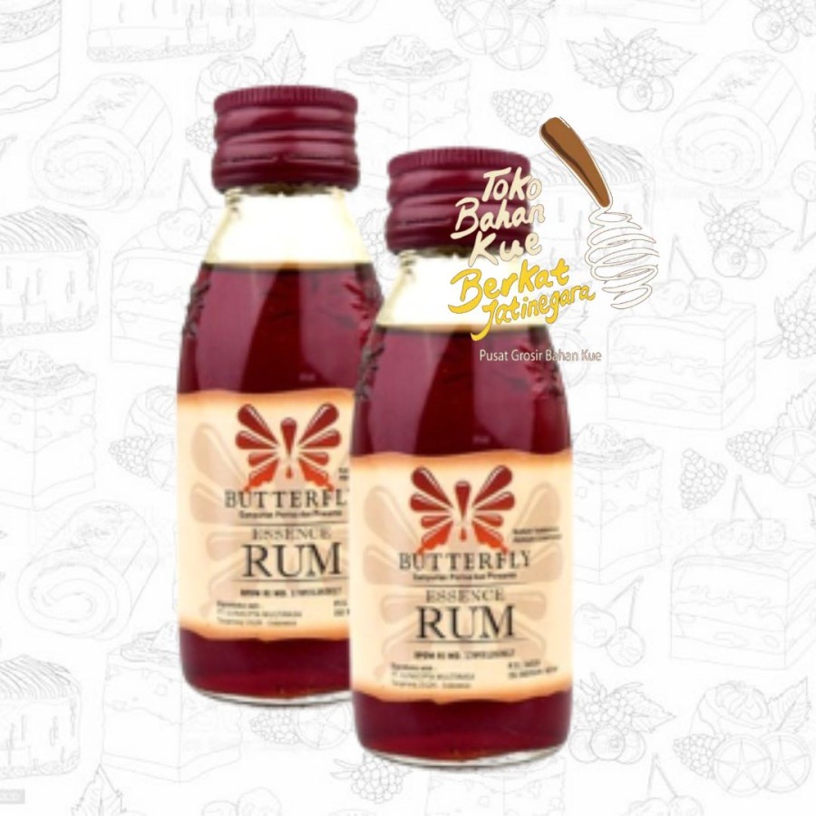 Jual RUM JAMAICA BUTTERFLY ESSENCE 60 ml / RHUM JAMAICAN KOEPOE/BOX ( 12 PCS ) | Shopee Indonesia