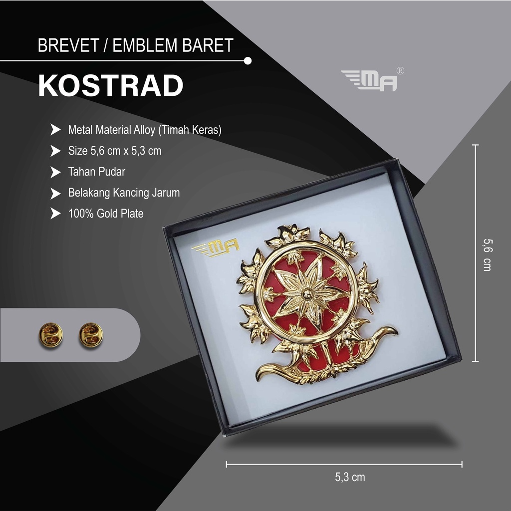 Jual BREVET BRIVET EMBLEM KOSTRAD | Shopee Indonesia