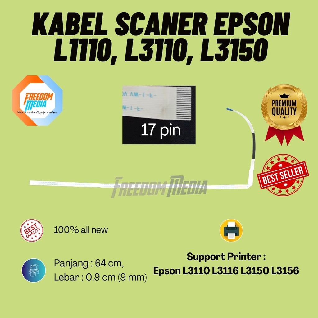 Jual Kabel Scanner Epson Original L3110 L3210 L3150 L3250 L3100 L3160 ...