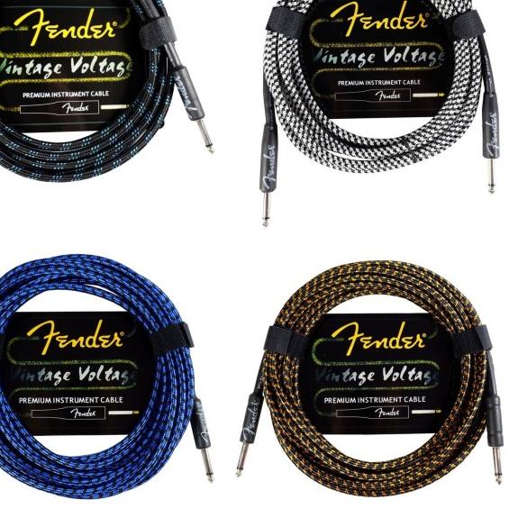 Jual Kabel Jack Fender 6 Meter Vintage Voltage Gitar Dan Bass FC-06 ...