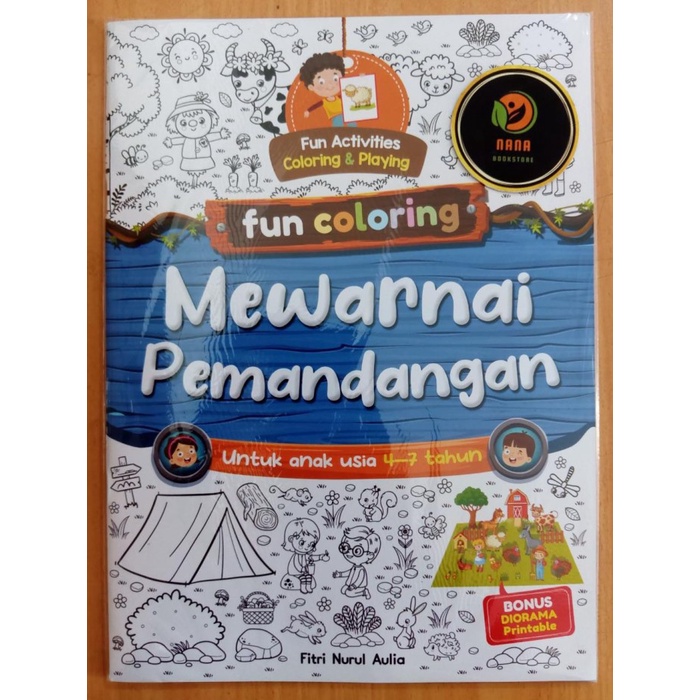 Jual BUKU FUN COLORING : MEWARNAI PEMANDANGAN (BONUS DIORAMA) | Shopee ...