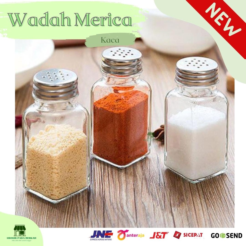 Jual GPB - Botol Merica Bahan Kaca - Botol bumbu | Shopee Indonesia
