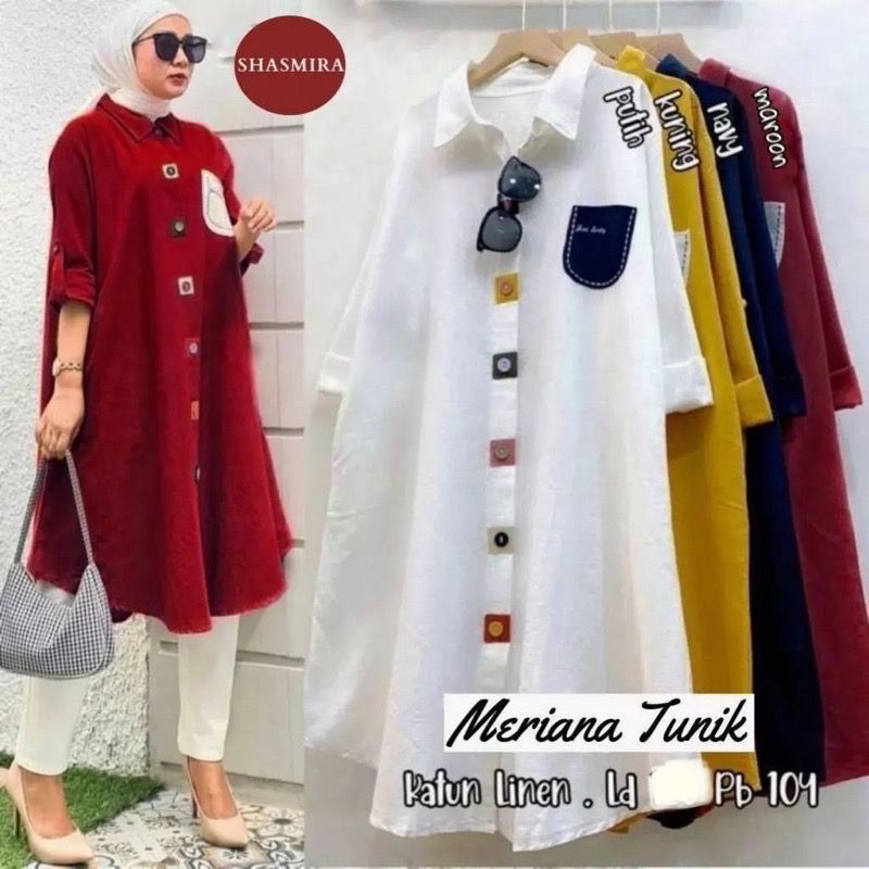 Jual MERIANA TUNIK (LABEL MADANI) | Shopee Indonesia