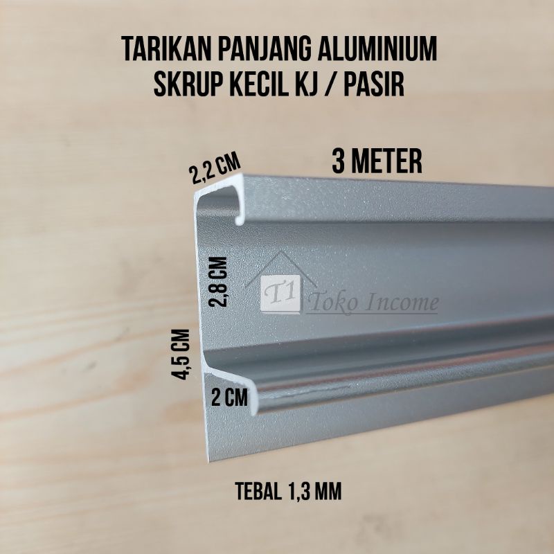 Jual Handle Tarikan Panjang Aluminium Profil Edging Lemari Minimalis 3 ...