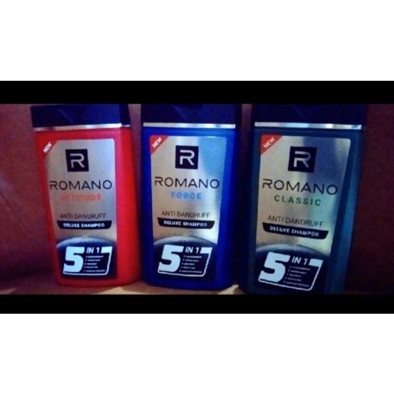 Jual ROMANO Force Anti Dandruff Shampoo 170ml & Romano sachet 12 pcs ...