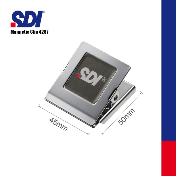 Jual SDI Magnetic Clip / Klip Magnet 45mm x 50mm 4287 | Shopee Indonesia