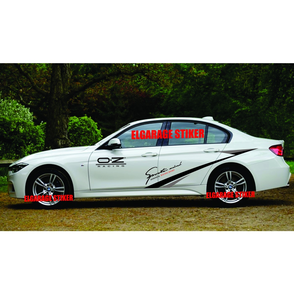 Jual Stiker mobil sedan sport cutting stiker body mobil sedan vios city ...