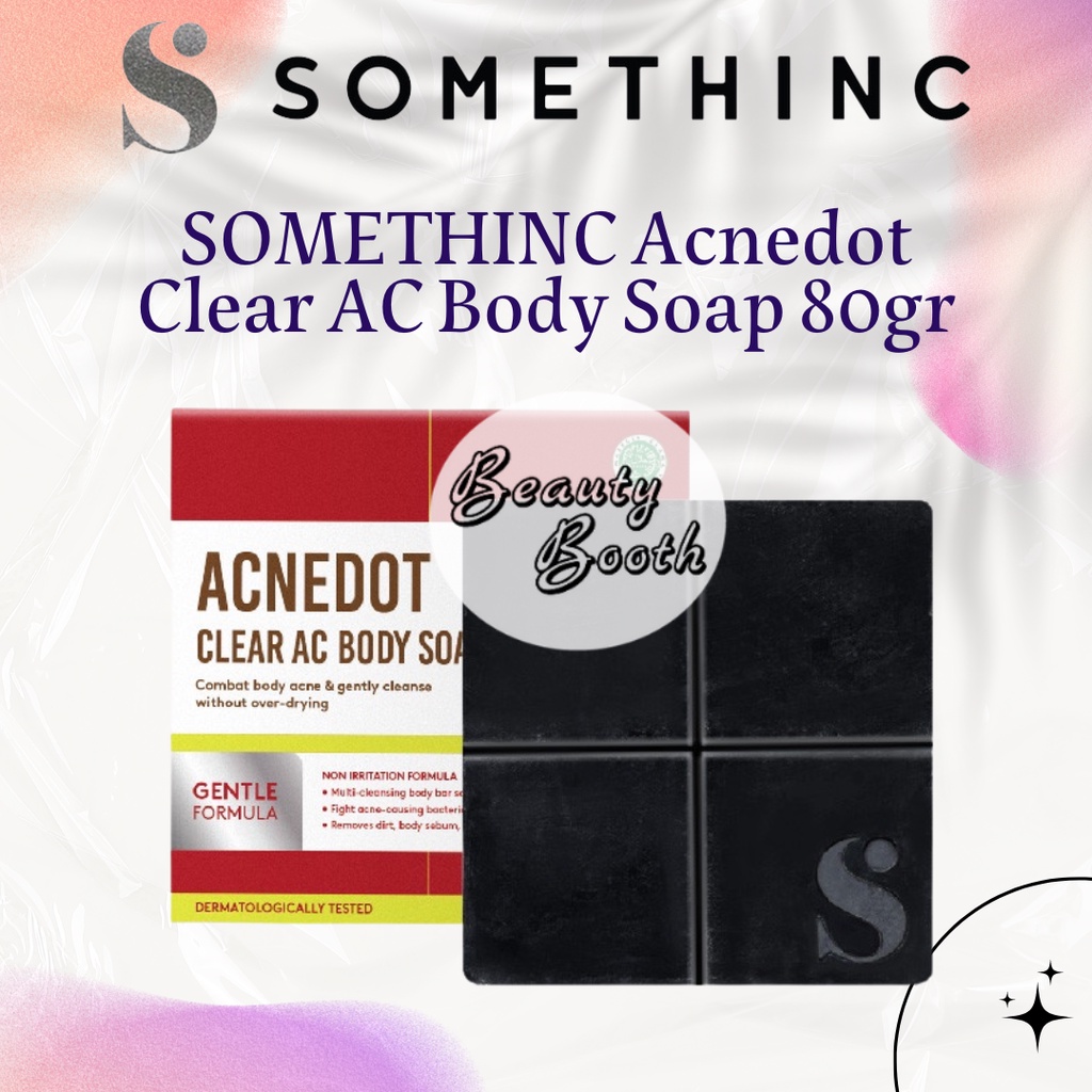 Jual SOMETHINC Acnedot Clear AC Body Soap 80gr | Sabun Mandi Jerawat ...