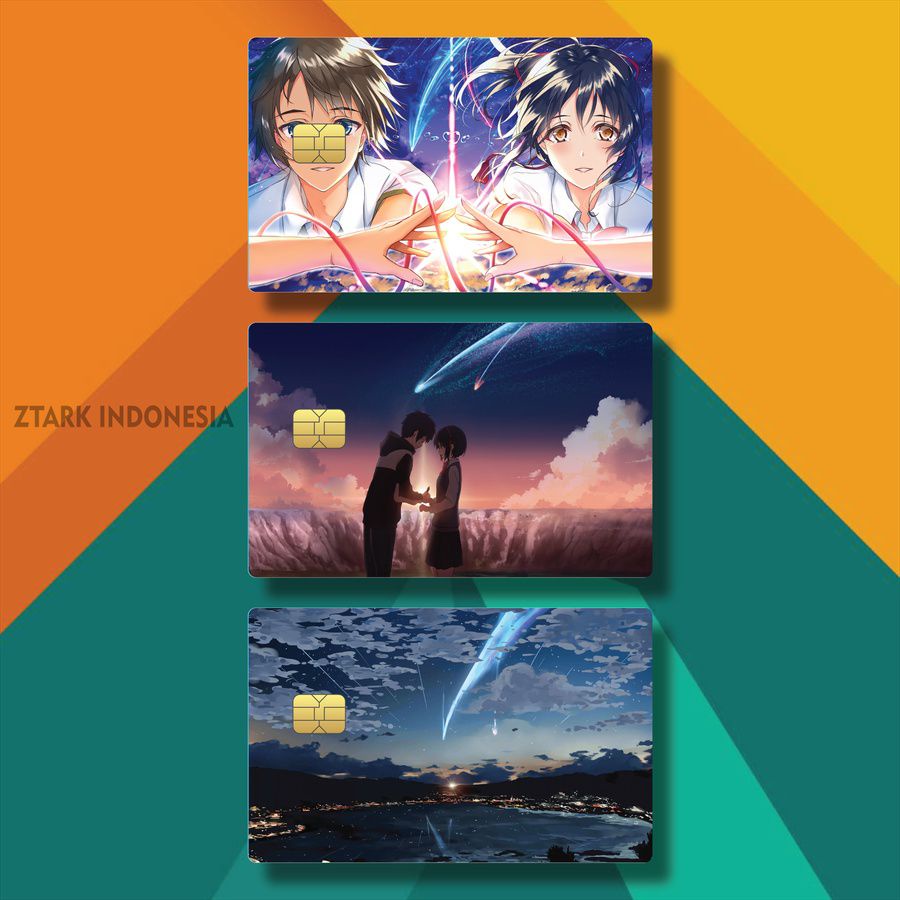 Jual 21-40 CASING KTP CUSTOM ANIME KIMI NO NA WA KQGFO/YG9YU/ STICKER ...