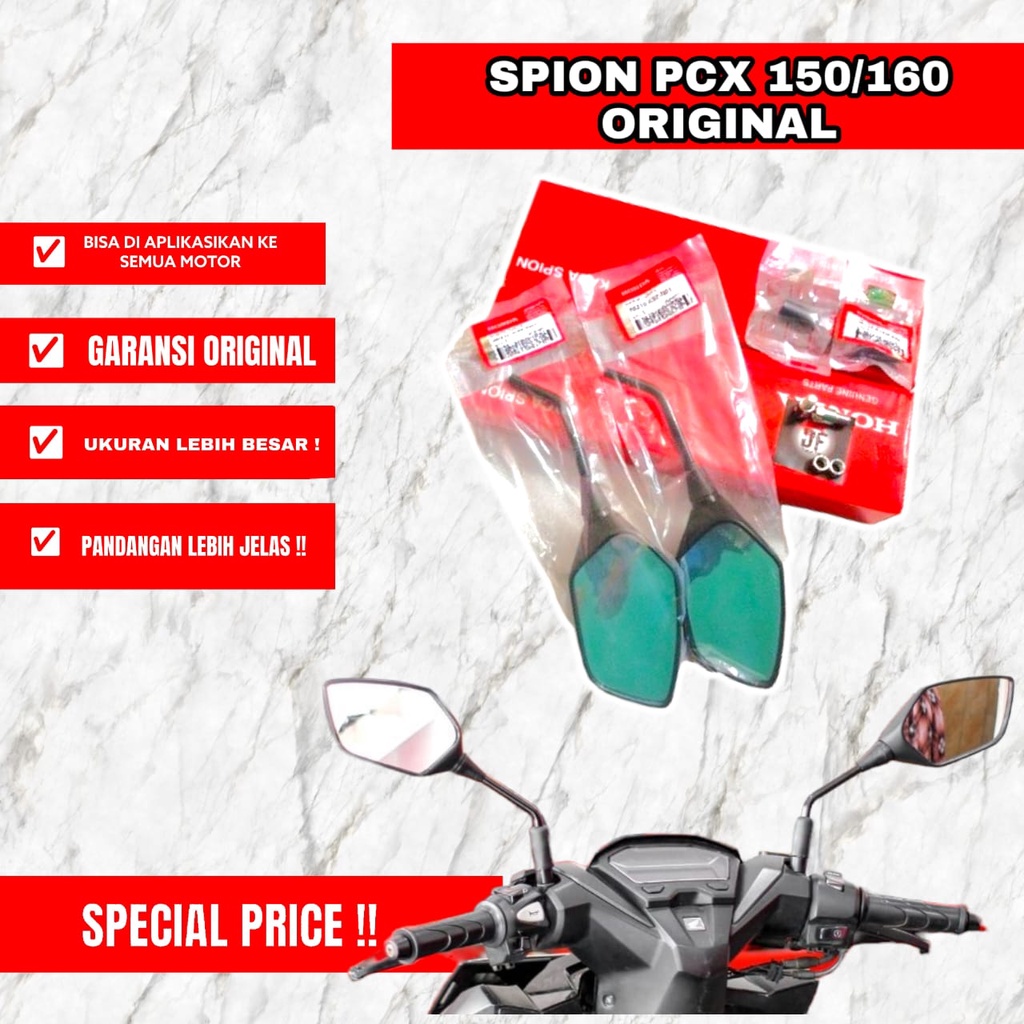 Jual Spion pcx Motor Honda PCX 150 New 160 Vario 160 EMGI Kualitas ORI ...
