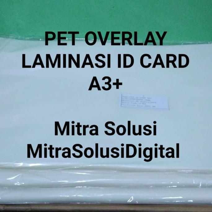 Jual PVC ID CARD A3 PLUS PET OVERLAY PRINT 50 LBR | Shopee Indonesia