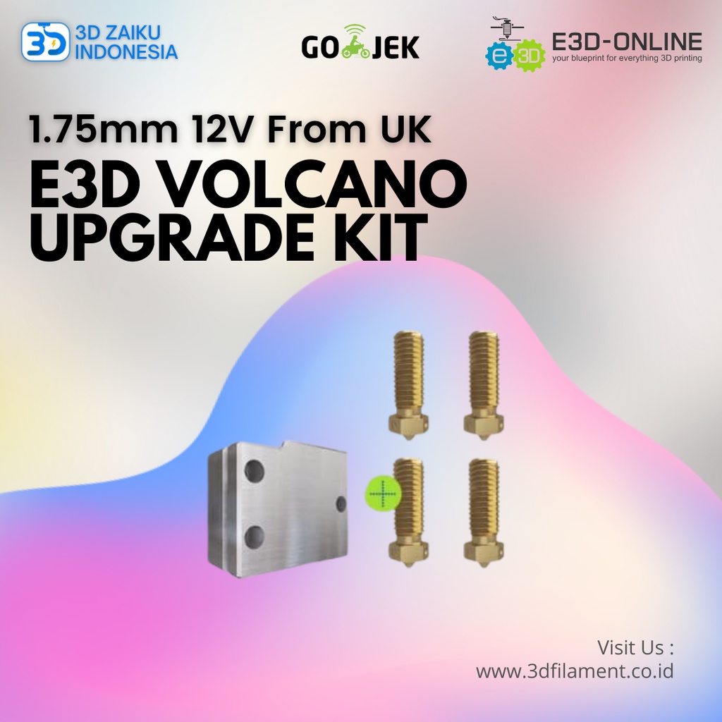 Jual Original E3D Volcano Upgrade Kit 1.75mm 12V dari UK | Shopee Indonesia