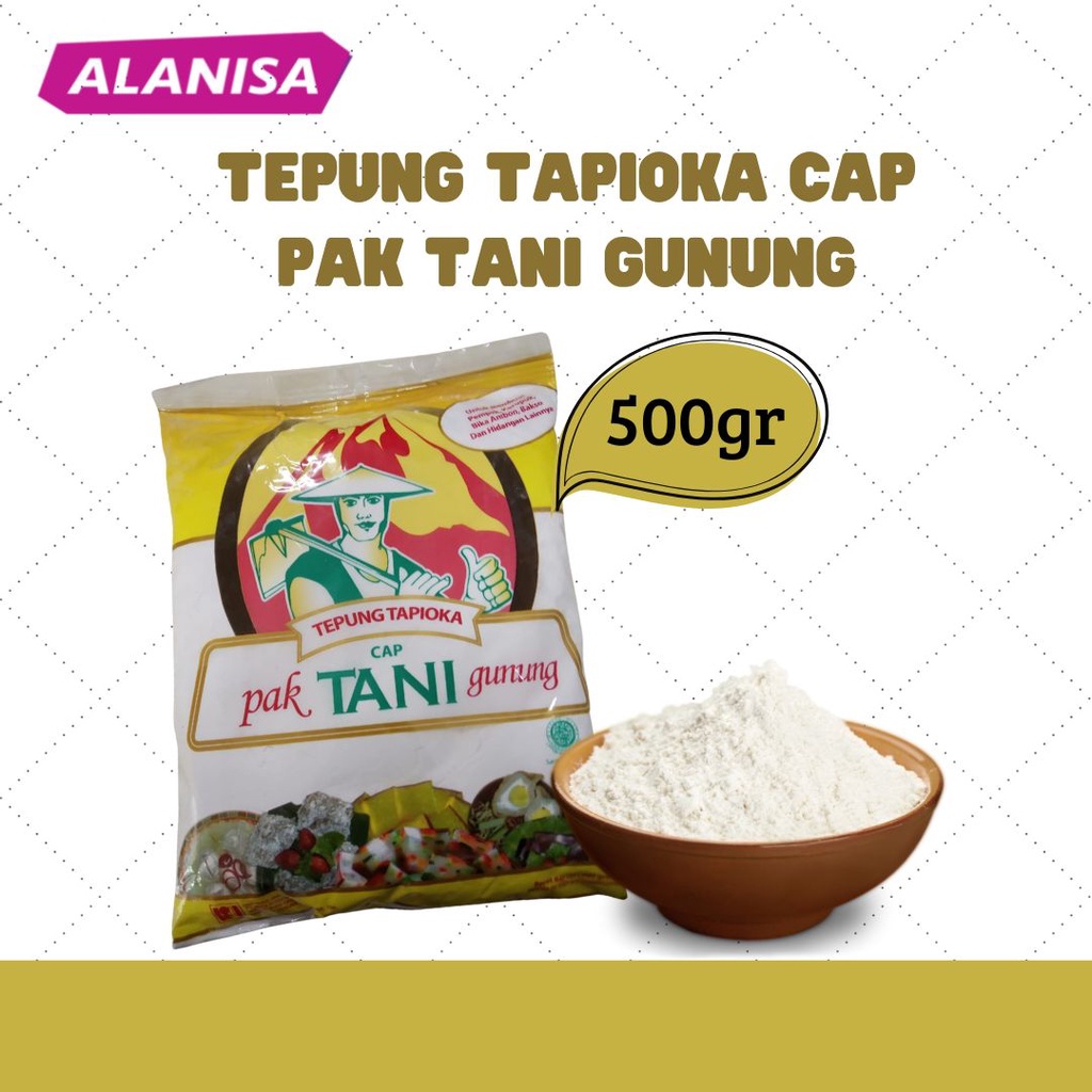 Jual TEPUNG TAPIOKA CAP PAK TANI GUNUNG 500GR TERMURAH!! | Shopee Indonesia