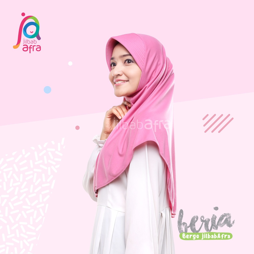 Jual Jilbab Afra Arfa BERIA Ukuran XS (Bergo Kaos dengan Pet Standar) | Shopee Indonesia