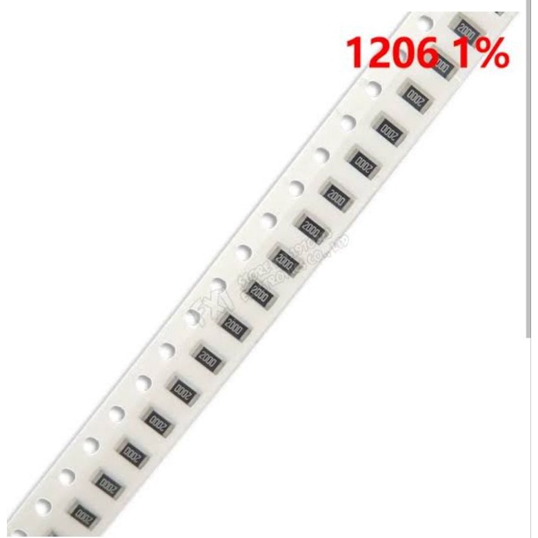 Jual Resistor SMD 1206 10r 10 r Ohm Toleransi 1% tolerance 1 % ...
