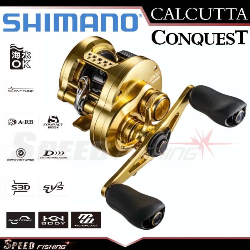 Jual Reel Shimano Calcutta Conquest 2021 100 101 200 201 HG XG Terbaru | Shopee Indonesia