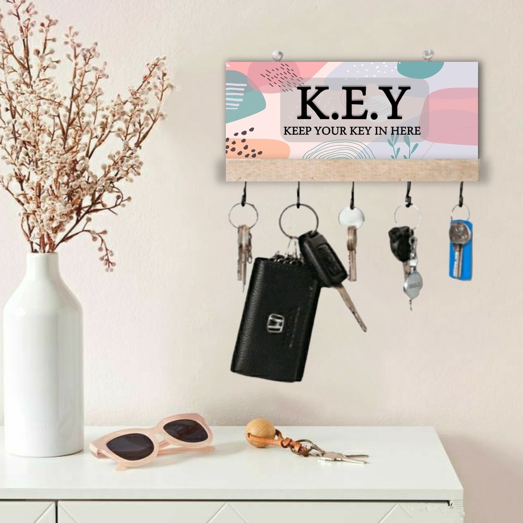 Jual Tempat Gantungan Kunci Keychain Organizer Dekorasi Hiasan Dinding ...