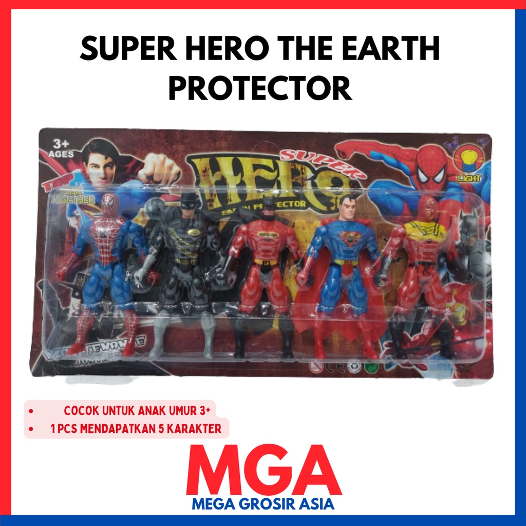 Jual SUPER HERO THE EARTH PROTECTOR (TOP TOME TOGETHER) | Shopee Indonesia