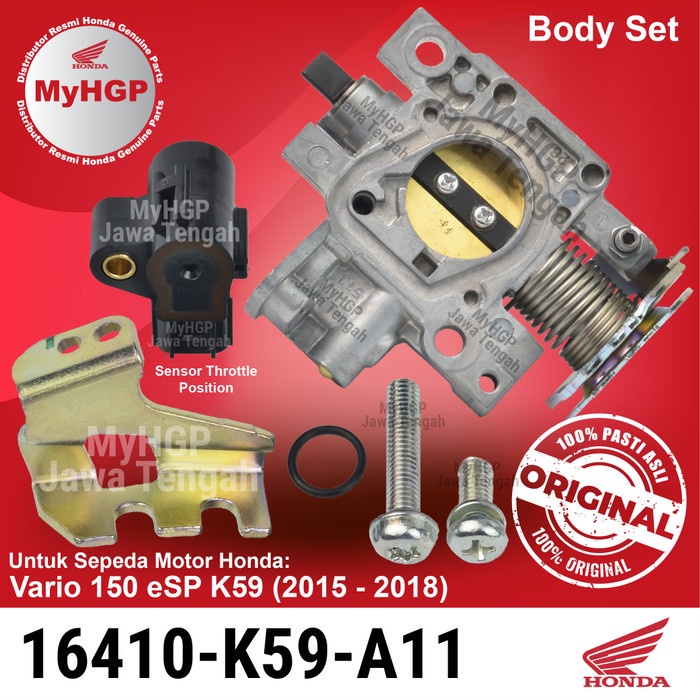 Jual 16410-K59-A11 - Body Set - Vario 150 16410K59A11 16410 K59 A11 Sensor TP Throttle Langsam ...