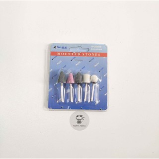 Jual Batu Osco Set / Batu Gerinda / Mounted Stone Set 5 Pc | Shopee ...