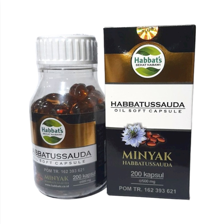 Jual HABBATUSAUDA OIL SOFT CAPSULE 200 Kapsul / Habbat's nabawi ...