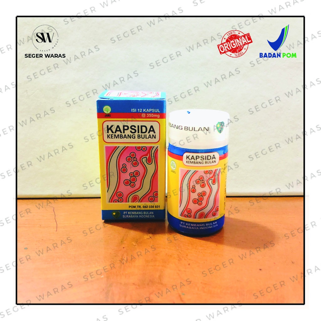 Jual KAPSIDA Kembang Bulan (1 pcs isi 12 kapsul) kapsul bersih darah ...