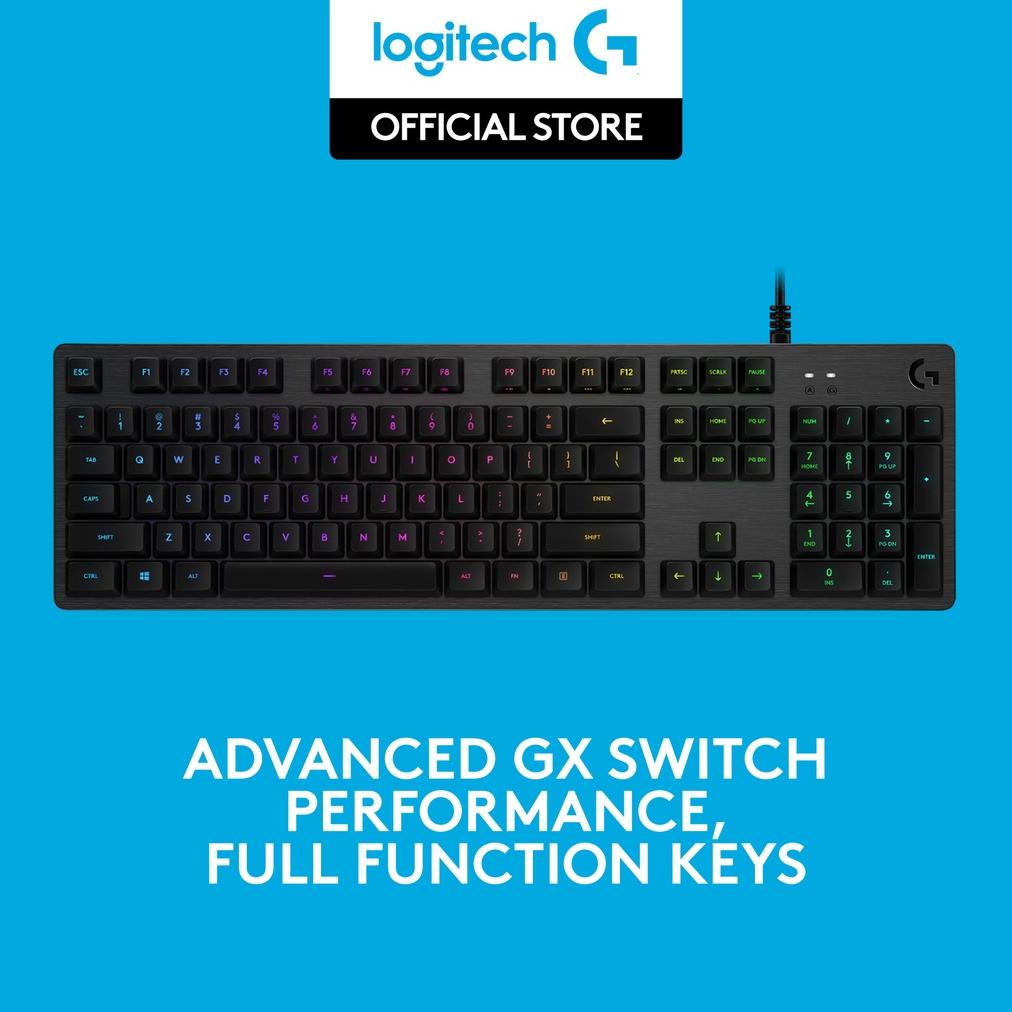 Jual Logitech G512 Keyboard Gaming Mechanical RGB Lighting - Linear Red ...