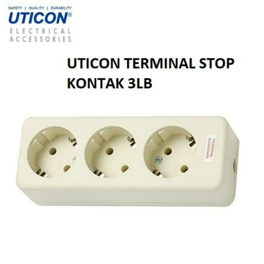 Jual Stop Kontak Uticon / Terminal Kuningan | Shopee Indonesia