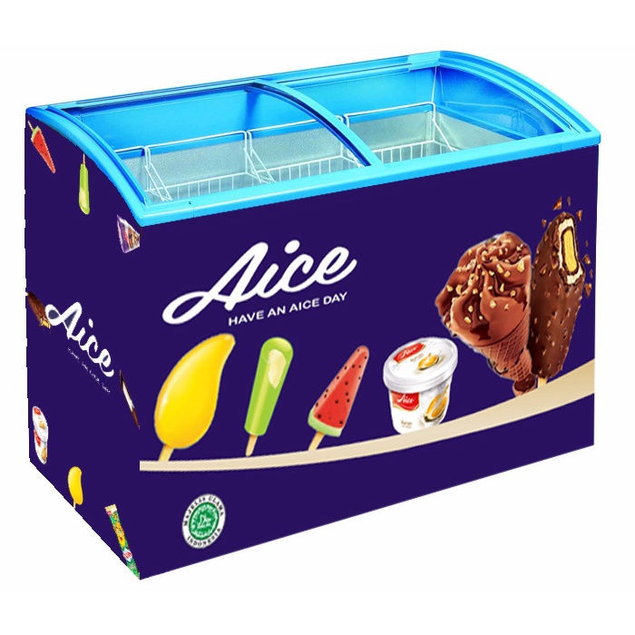 Jual Stiker Freezer Motif Ice Cream AICE BB | Shopee Indonesia