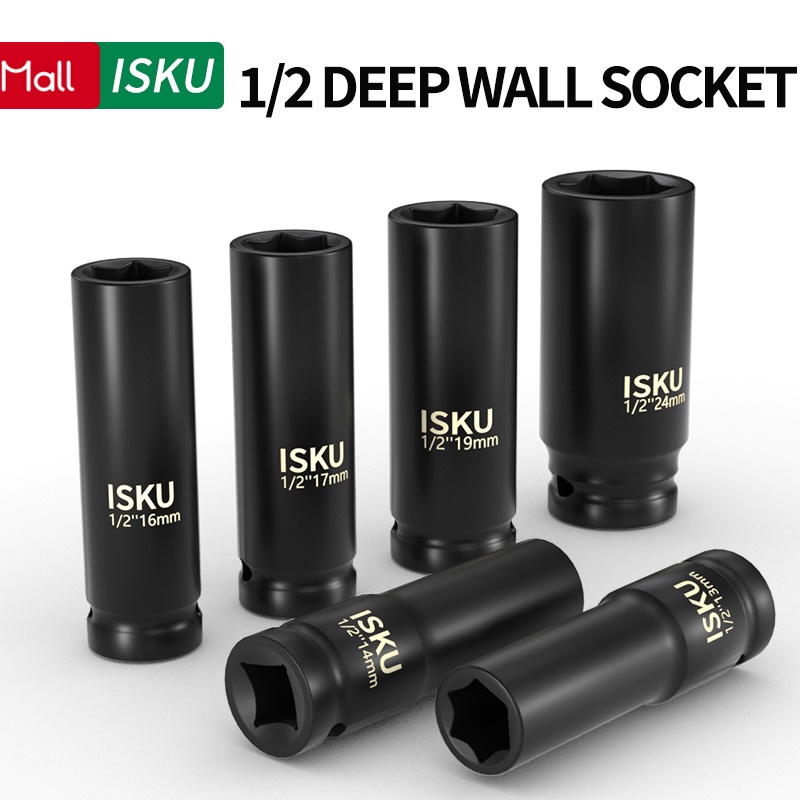 Jual Isku Mata Shock Impact 1/2 Kunci Mata Sok Pukul 1/2 8mm ~ 41 mm ...