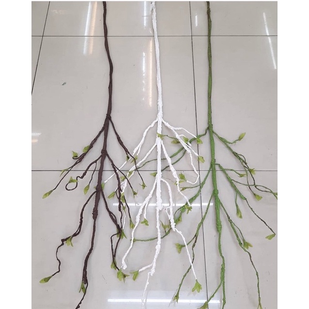 Jual Ranting flexsible daun/Ranting elastis artificial/1 batang ...