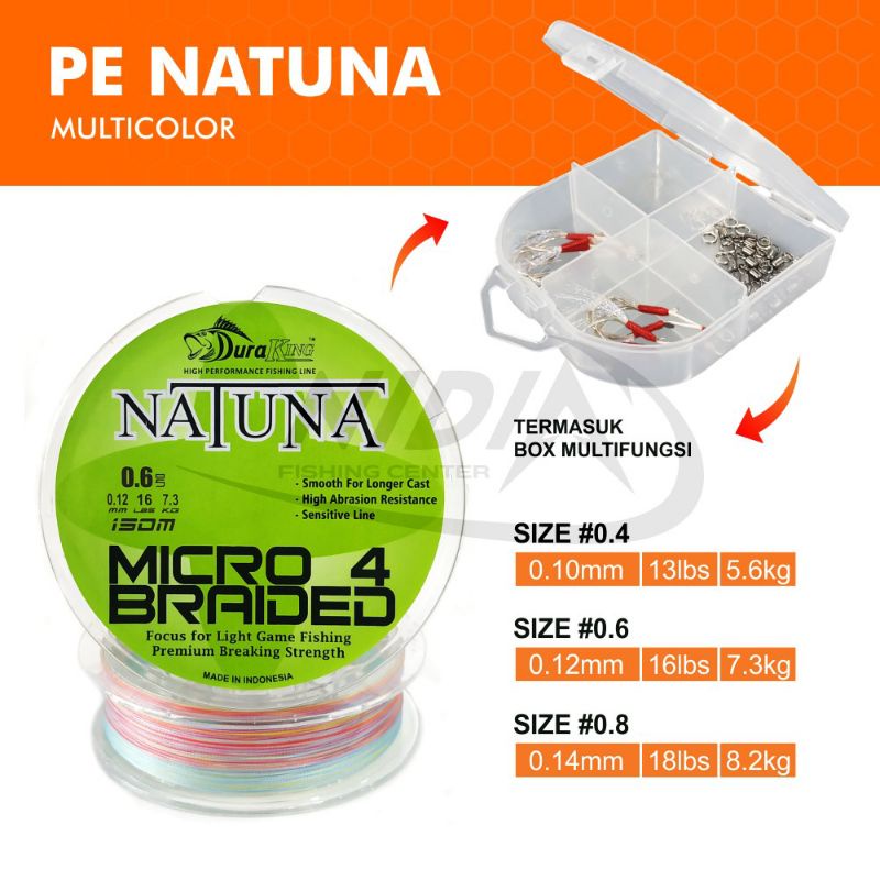 Jual PE DURAKING NATUNA 150M MICRO BRAID | Shopee Indonesia
