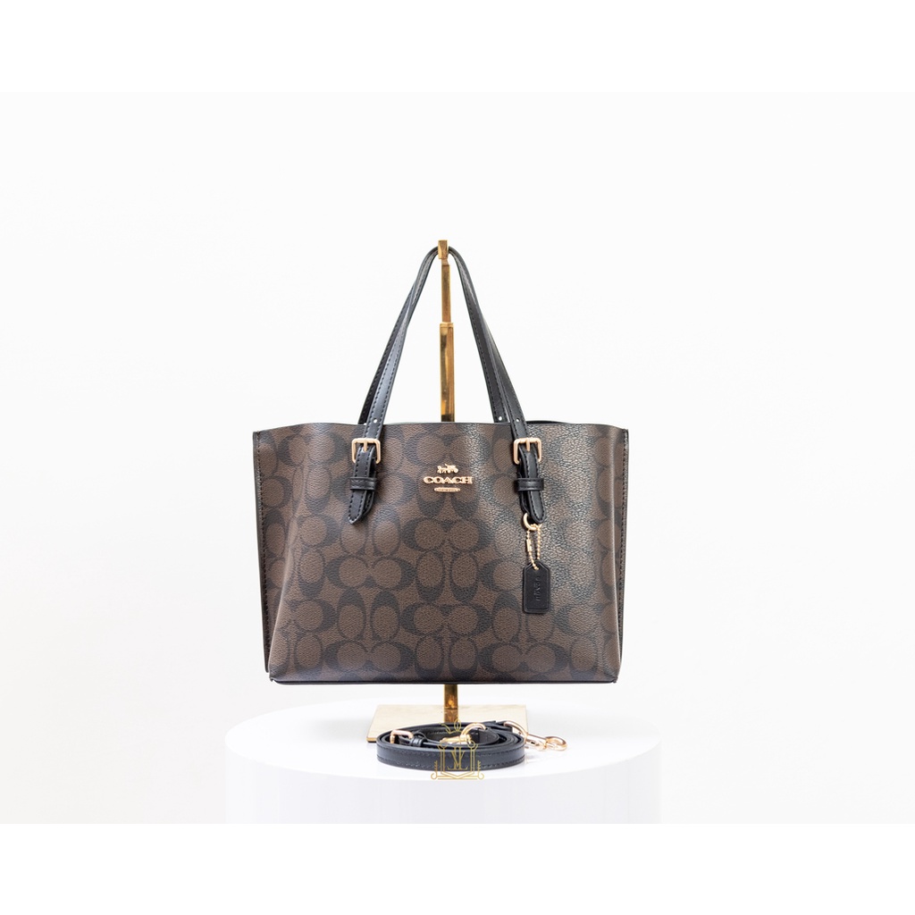 Jual Coach C4250 Signature Mollie Tote 25 Brown - Black [100% Original ...