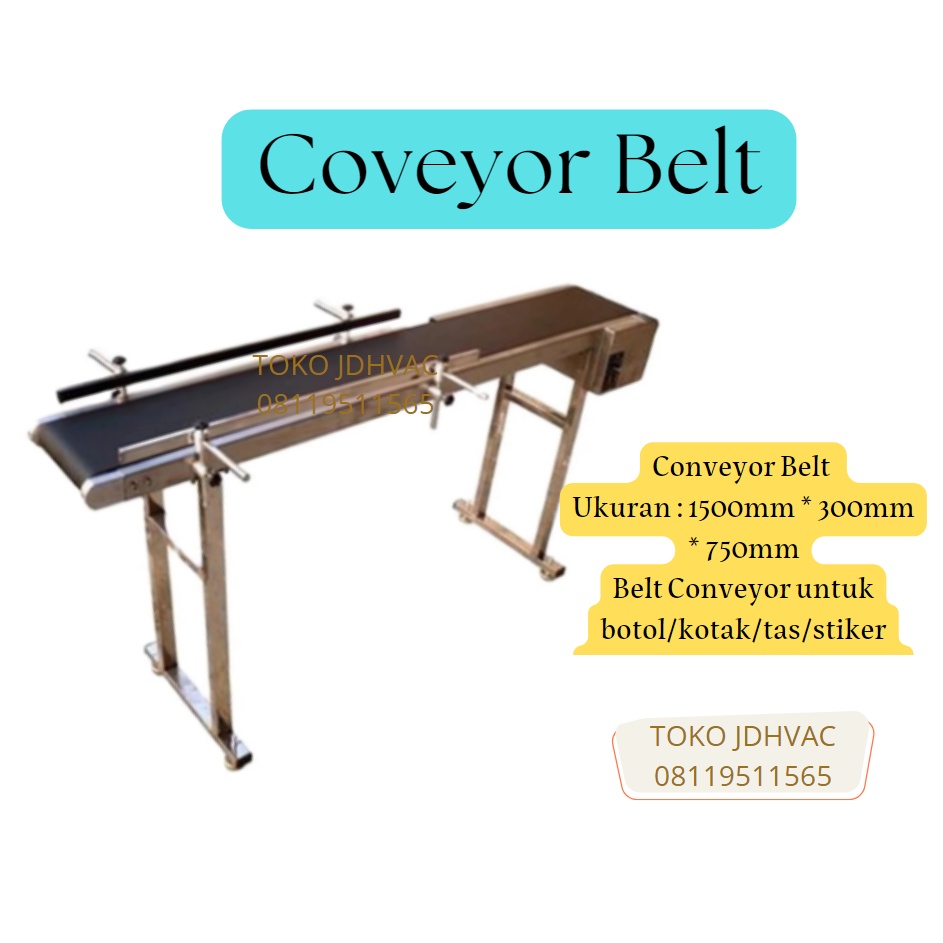 Jual Mesin Conveyor Konveyor Belt Stainless Steel Lebar 300mm | Shopee Indonesia