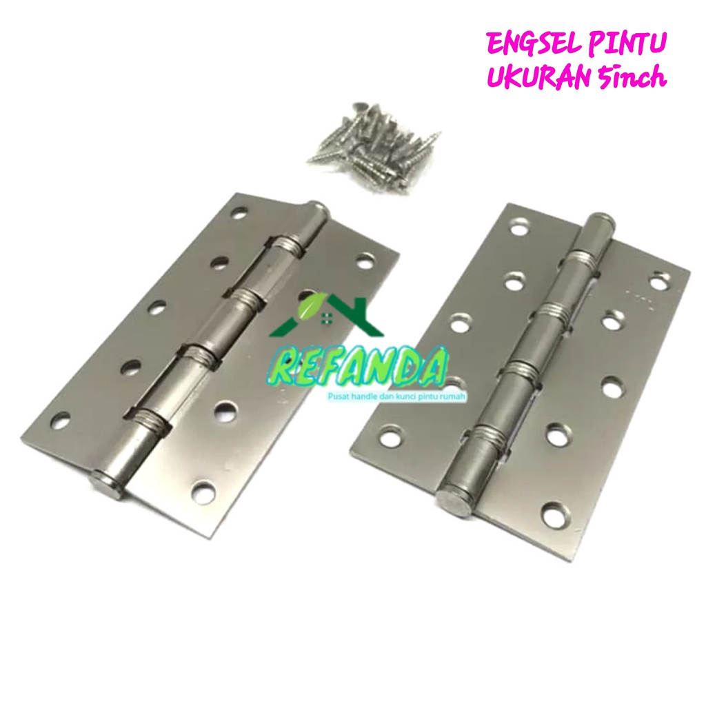 Jual Engsel 5 inch / Engsel lubang 5 / Engsel Daun pintu Besar & pintu ...