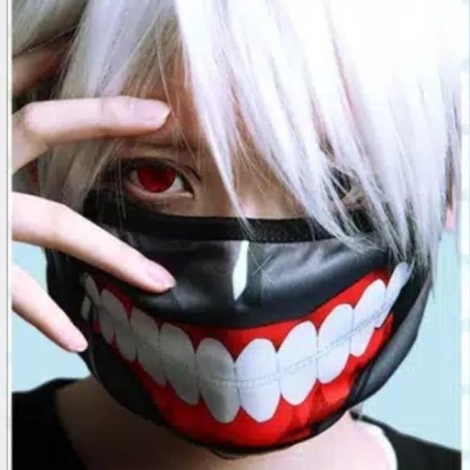 Jual MASKER PENUTUP MULUT KEREN - TOKYO GHOUL MASK KARAKTER ANIME ...