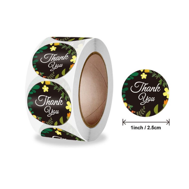 Jual Stiker Thank You Sticker Ucapan Terima Kasih Segel Souvernir ...