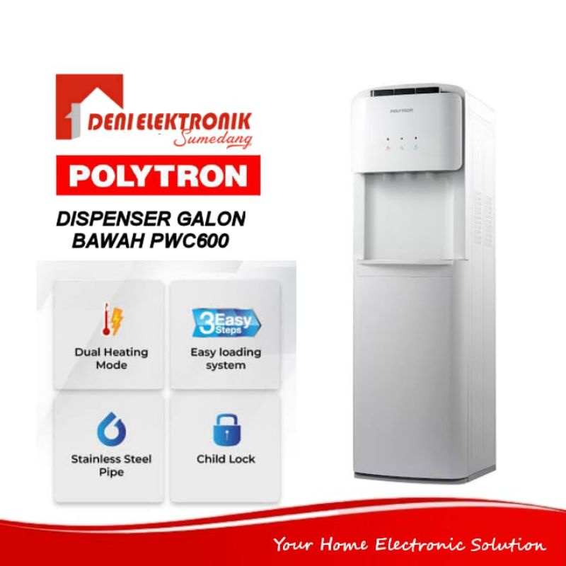 Jual Dispenser Galon Bawah Polytron PWC600 (KHUSUS SUMEDANG) | Shopee ...