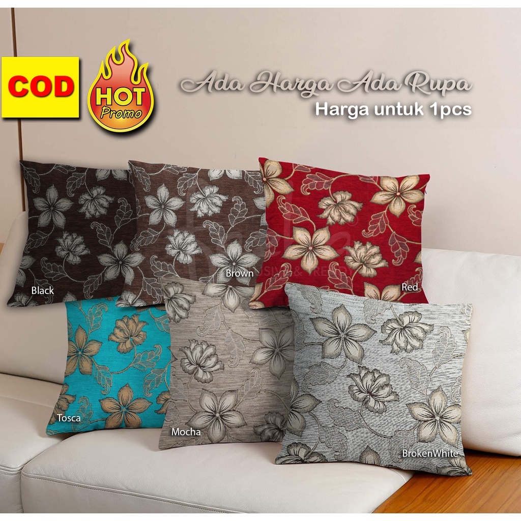 Jual Sarung Bantal Sofa Kursi Tamu Mewah Kekinian Minimalis Modern ...