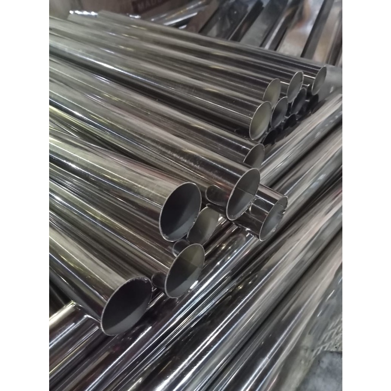 Jual Pipa bulat stainless steel stainlis 1 1/4"inch 31mm tebal 0,5mm ...
