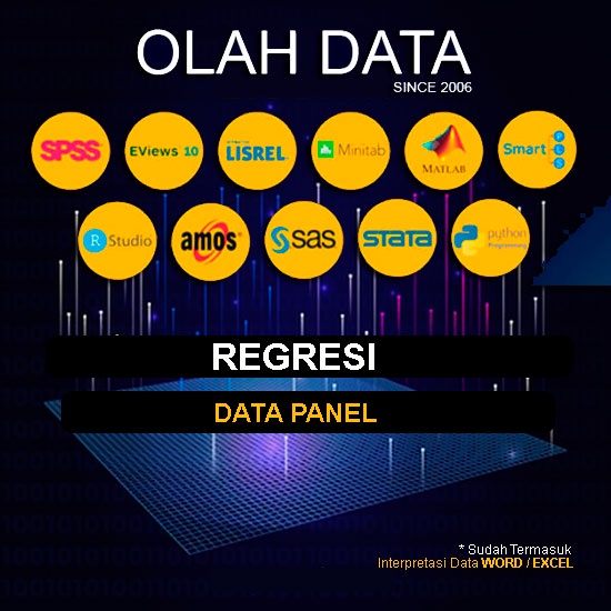 Jual Jasa Olah Data Uji Analisis Regresi Data Panel termasuk ...