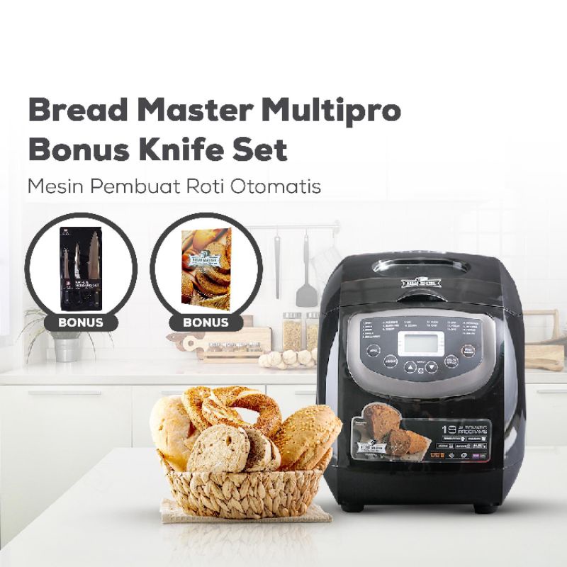 Jual Neozen Bread Master Multipro Bonus Knife Set | Shopee Indonesia