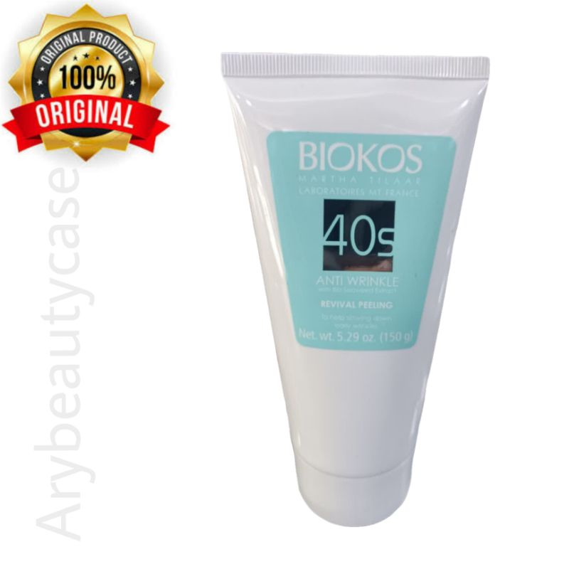 Jual Biokos anti wrinkle revival peeling 150gr peling wajah biokos ...