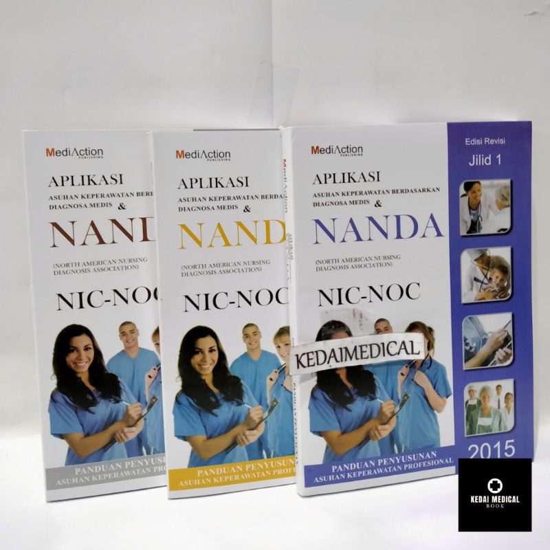 Jual 1 PAKET APLIKASI NANDA & NIC NOC 2015 JILID 1,2,3 TERLARIS (DAPAT 3 BUKU) | Shopee Indonesia