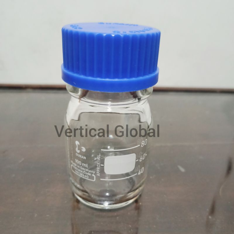 Jual Laboratory Bottle Botol Lab Laboratorium 100 ml Duran | Shopee ...