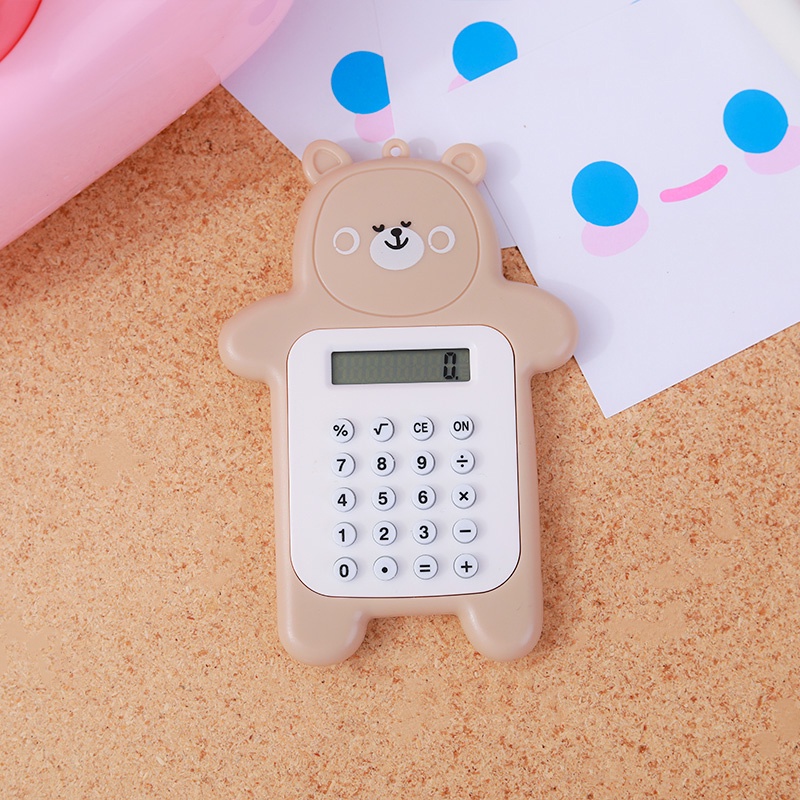 Jual Kalkulator mini Ekspresi Beruang Lucu Kalkulator Mini aesthetic ...
