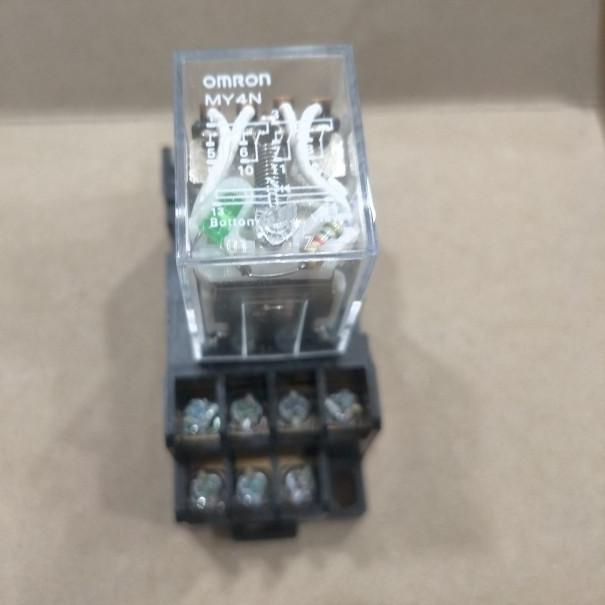 Jual relay Omron MY4N 24vdc + soket | Shopee Indonesia