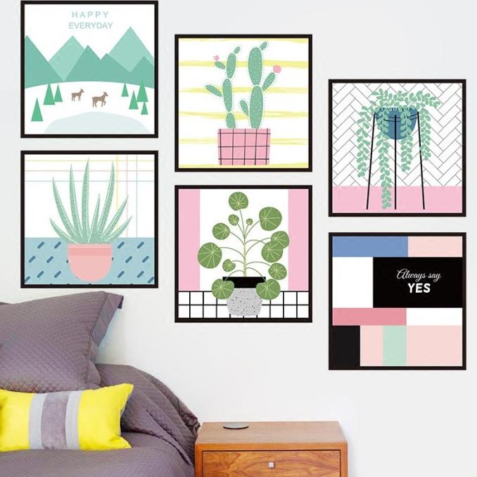 Jual STIKER DINDING DESAIN POT TAMAN BUNGA UNTUK DEKORASI RUMAH ...